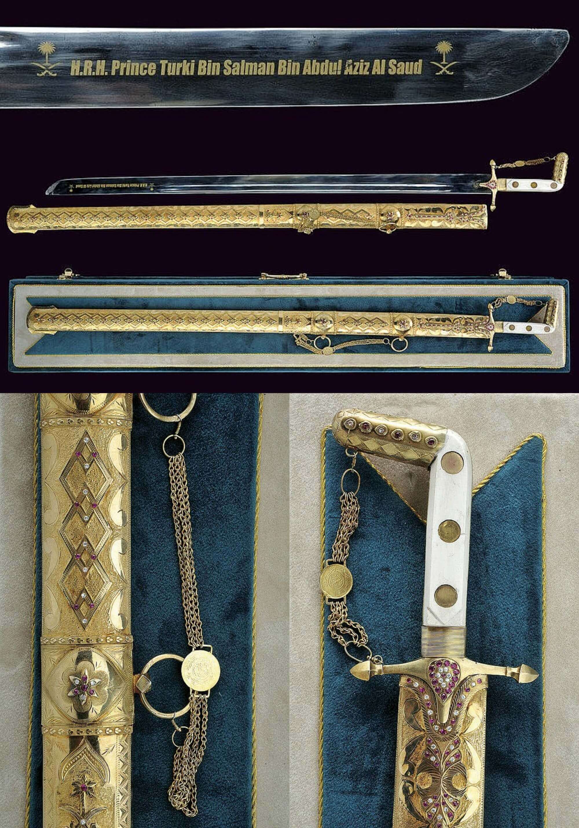 Saudi Arabesque saudi arabesque - saudi vintage gold saif sword - Saudi ...