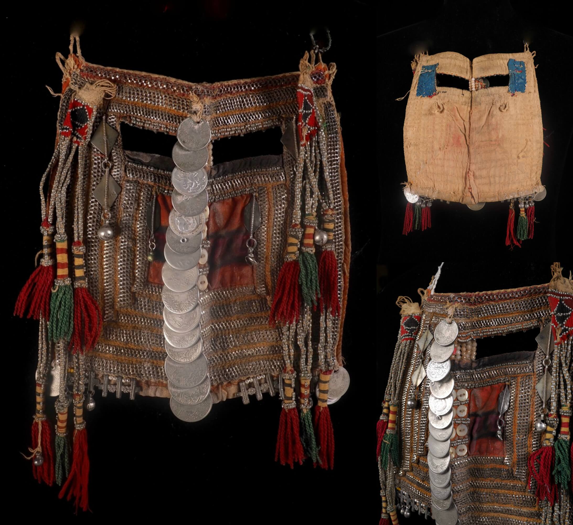Saudi Arabesque saudi arabesque - harb tribe face mask with tassels ...